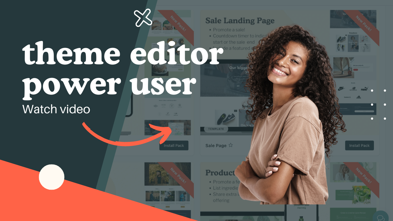 Become a Shopify theme editor power user – 🎒 Design Packs
