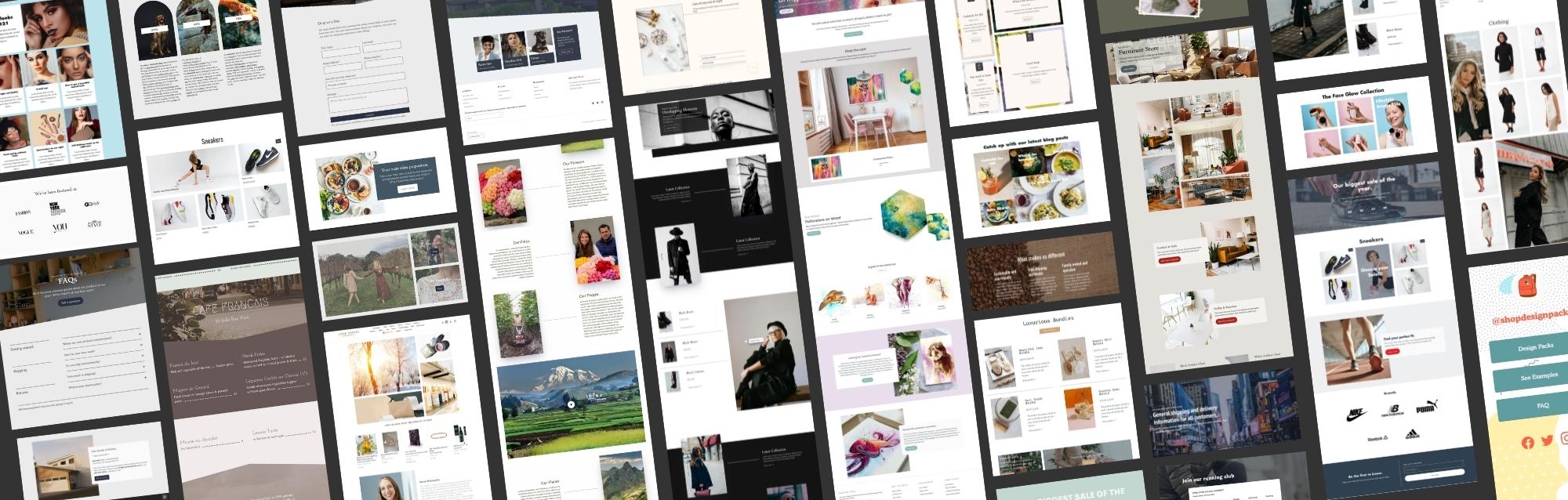 Shopify Design Packs – 🎒 Design Packs